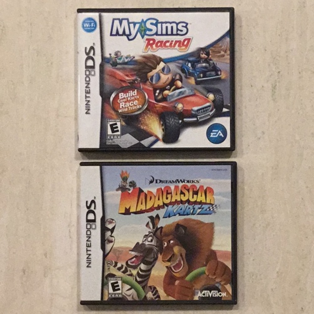 Mysims Racing Nintendo Ds Game & Madagascar Kartz Nin… - Gem